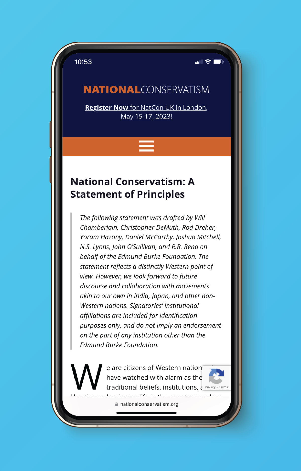 National Conservatism One Year Later | Acton Institute
